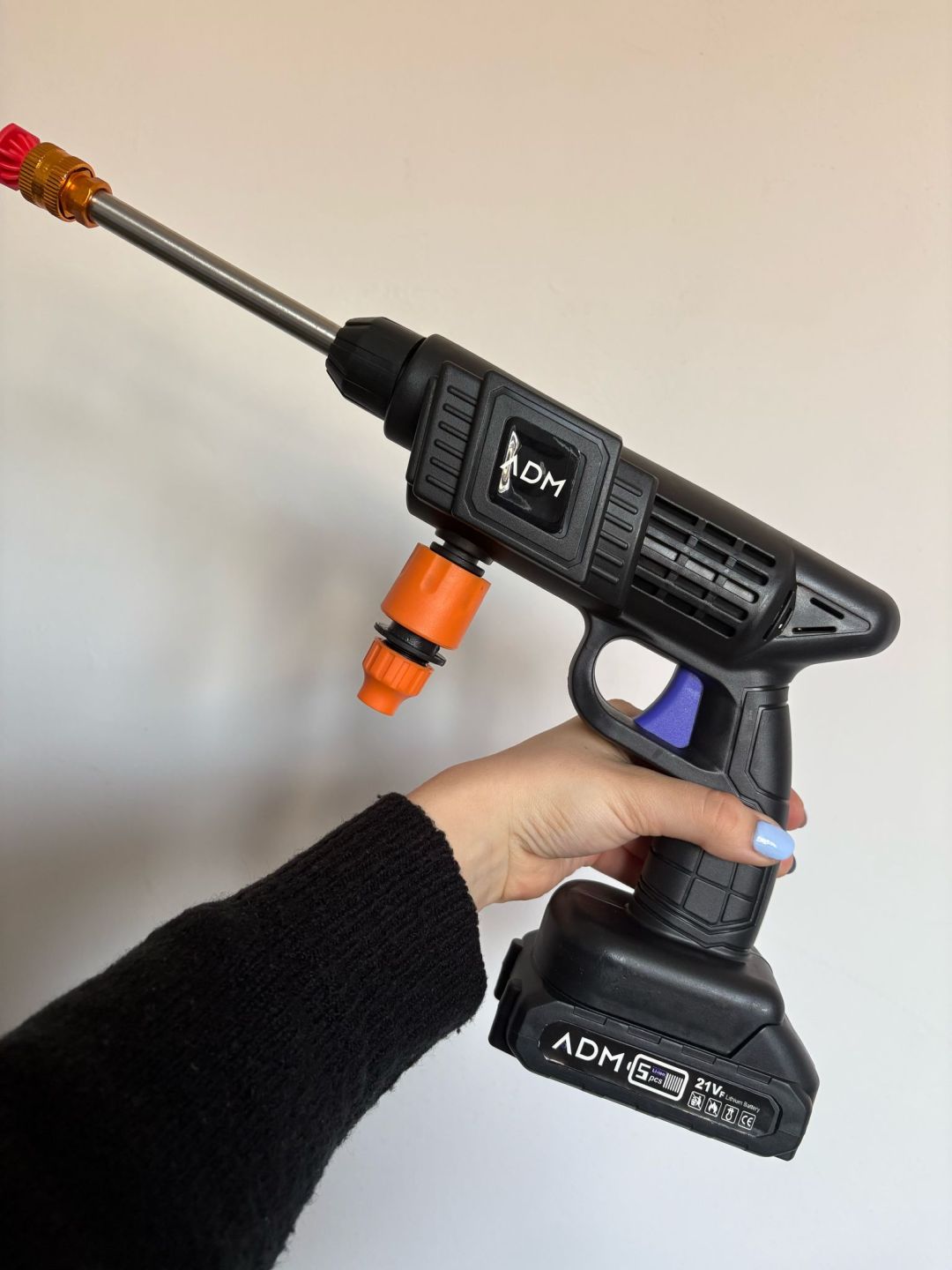 AKU Ruční vysokotlaký čistič ADM 431 + 2 x baterie 21V 5Ah + příslušenství | Nakupik.cz